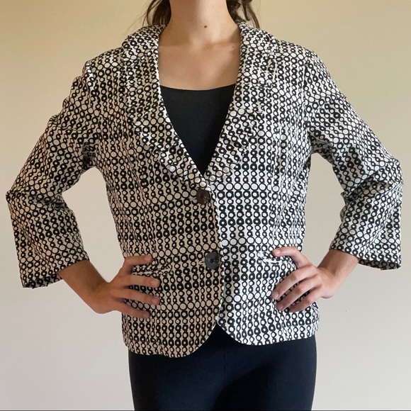 CAbi | Jackets & Coats | Cabi Du Jour Geometric Blazer 928 | Poshmark